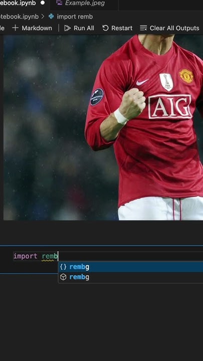 Remove Image Background with Just One Line of Python Code! #python #pythonprogramming # ...