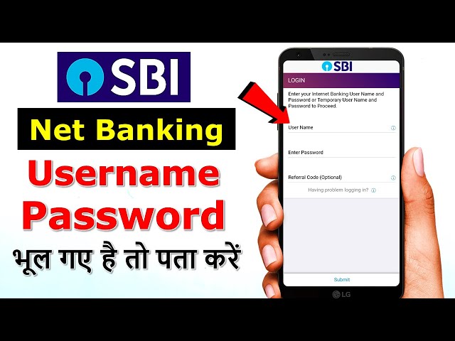 Sbi Net Banking Forgot Password Form