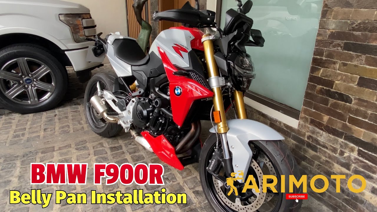 BMW F900R | DIY Belly Pan Installation - YouTube