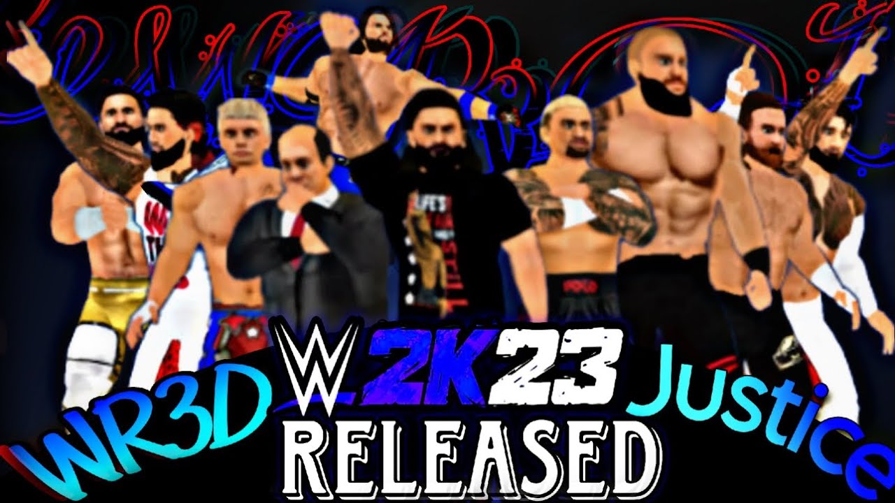 WR3D 2K23 Justice Mod Released|All New Features|Wr3d New Mod|Download ...