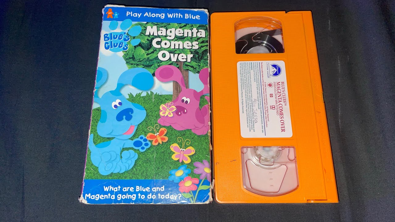 Opening To Blue’s Clues: Magenta Comes Over 2000 VHS - YouTube