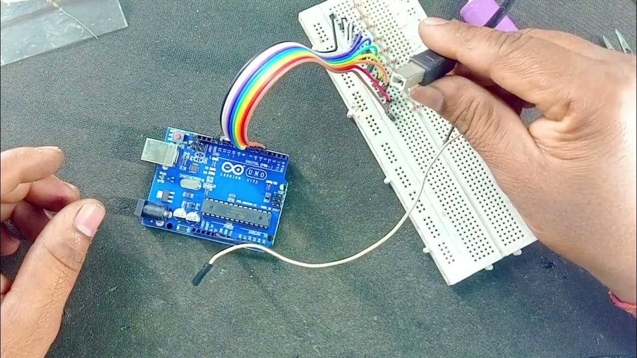 Arduino 1 Effect speed control 10 led code,10 ch. leds chaser, speed control chaser - YouTube