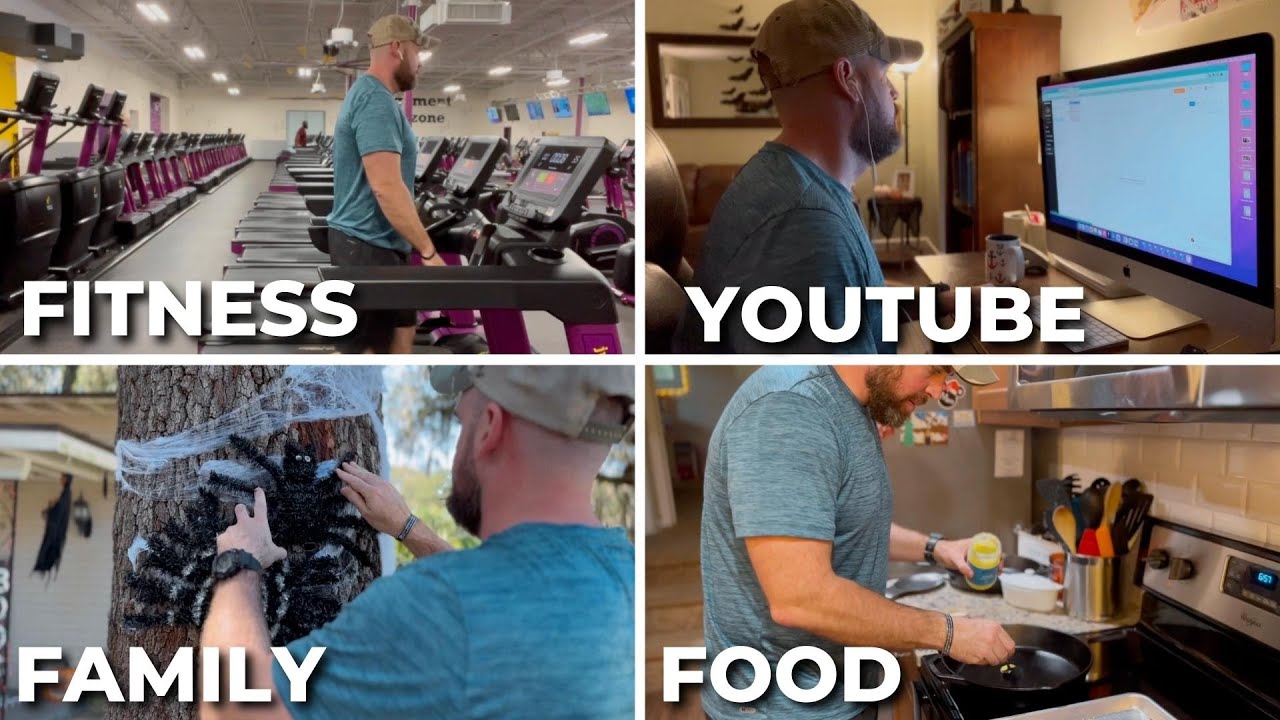 Full time Dad / Part time fitness YouTuber (DAY IN THE LIFE) - YouTube