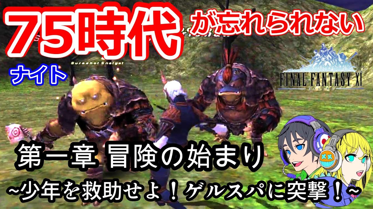 【FF11】75時代縛りで麒麟討伐を目指すナイト！#2 - YouTube