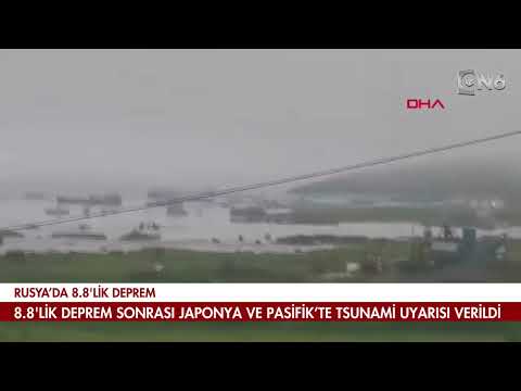 Rusya'da 8.8 büyüklüğünde deprem