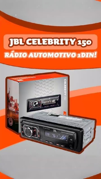 Rádio MP3 1 Din JBL By Harman Celebrity 150BR Bluetooth USB SD Card #automotivo #jbl #radio ...