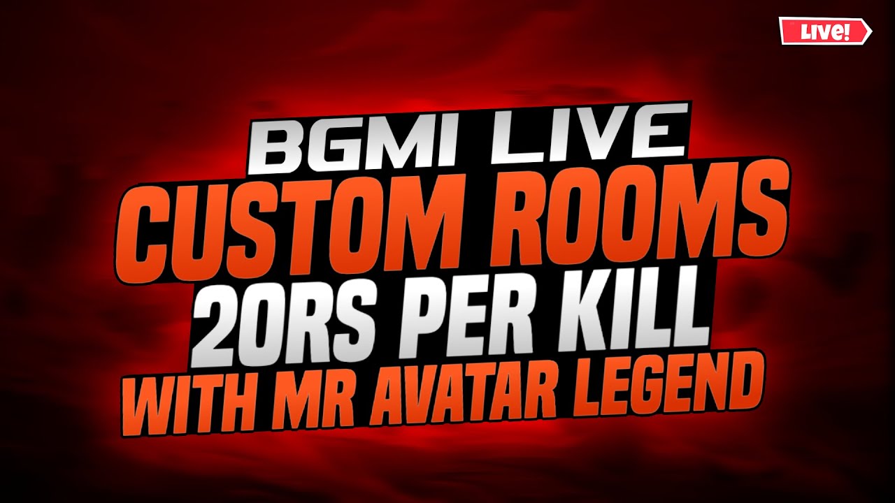 Bgmi Live Rooms With Paytm Giveaway | Bgmi Custom Rooms Live Stream ...