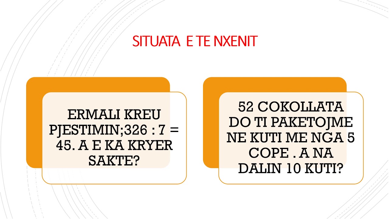 PJESTIMI ME MBETJE DHE PROVA - MATEMATIKË 6 - YouTube