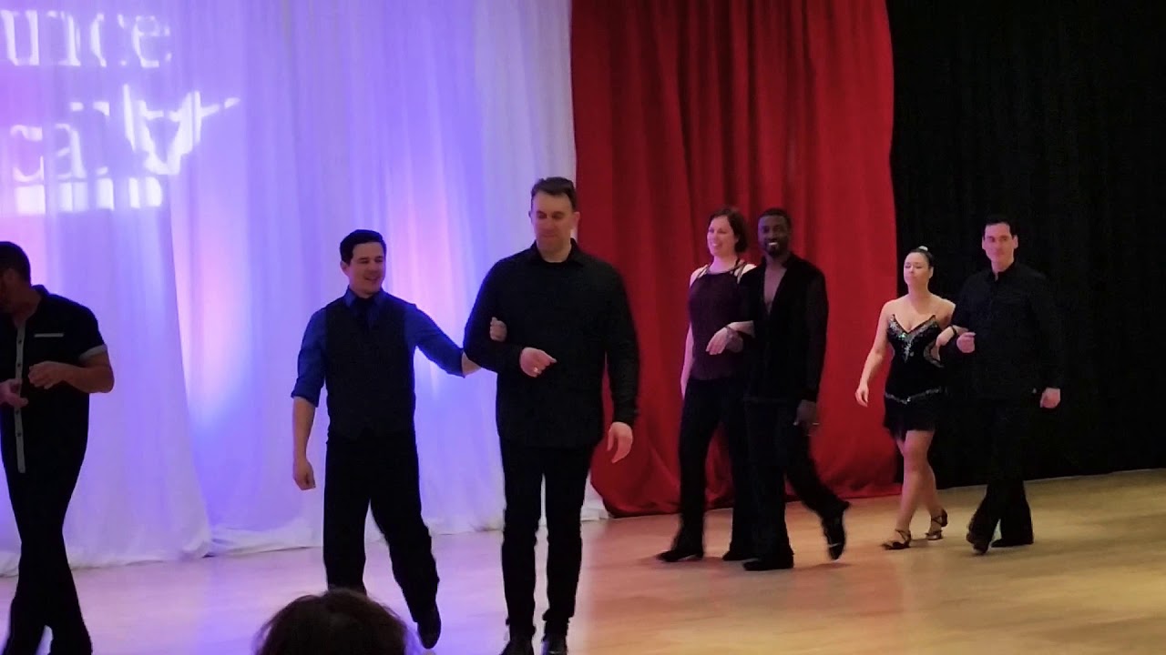 Hustle Intermediate ProAm 2019 Swing Dance America - YouTube