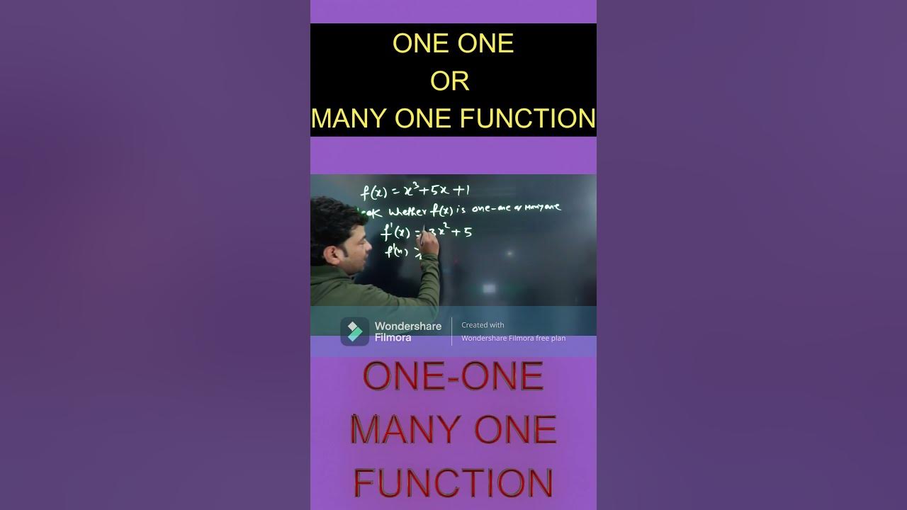 ONE ONE AND MANY ONE FUNCTION #competitiveexams #mathproblems #class12 ...