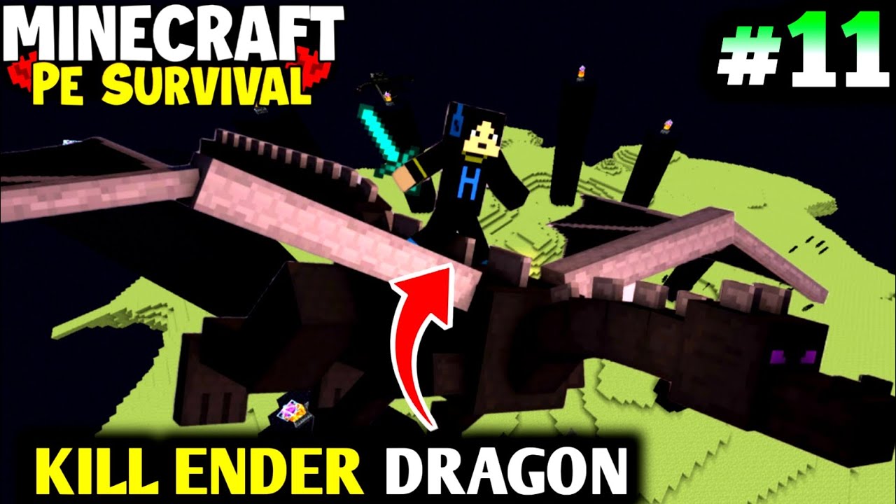 Finally Its Time To Kill Ender Dragonminecraft Pe Survival Seriesep 11 Youtube