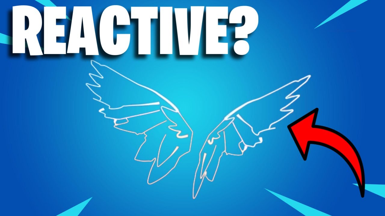 How is the Free NEON WINGS Backbling Reactive? (Fortnite Neon Wings ...