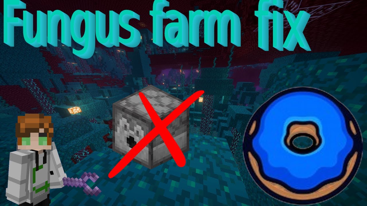 Finally! A Fungus farm fix for funkiness in DonutSMP! Dispensers are ...