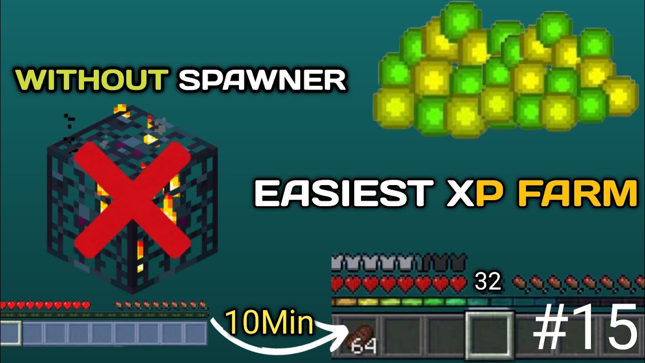 How To Make Xp Farm Without Spawner 1.21 | Minecraft Survival Series in ...