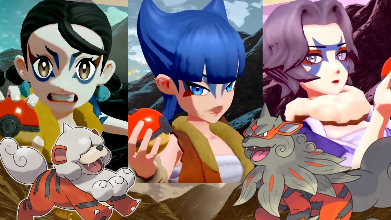 SHOWDOWN versus the MISS FORTUNE SISTERS - Pokémon Legends: Arceus ...