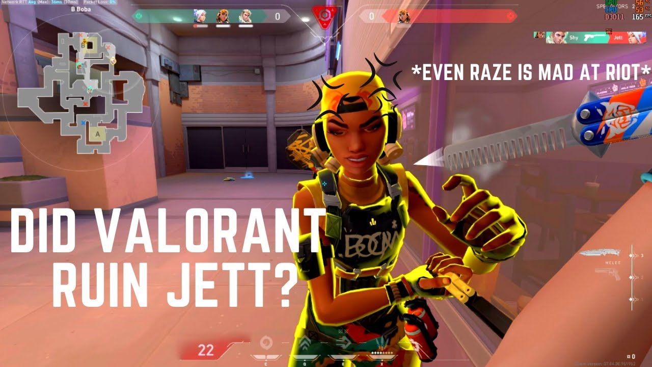 Sunset and Post-nerf Jett gameplay!! did Valorant ruin Jett?? - YouTube