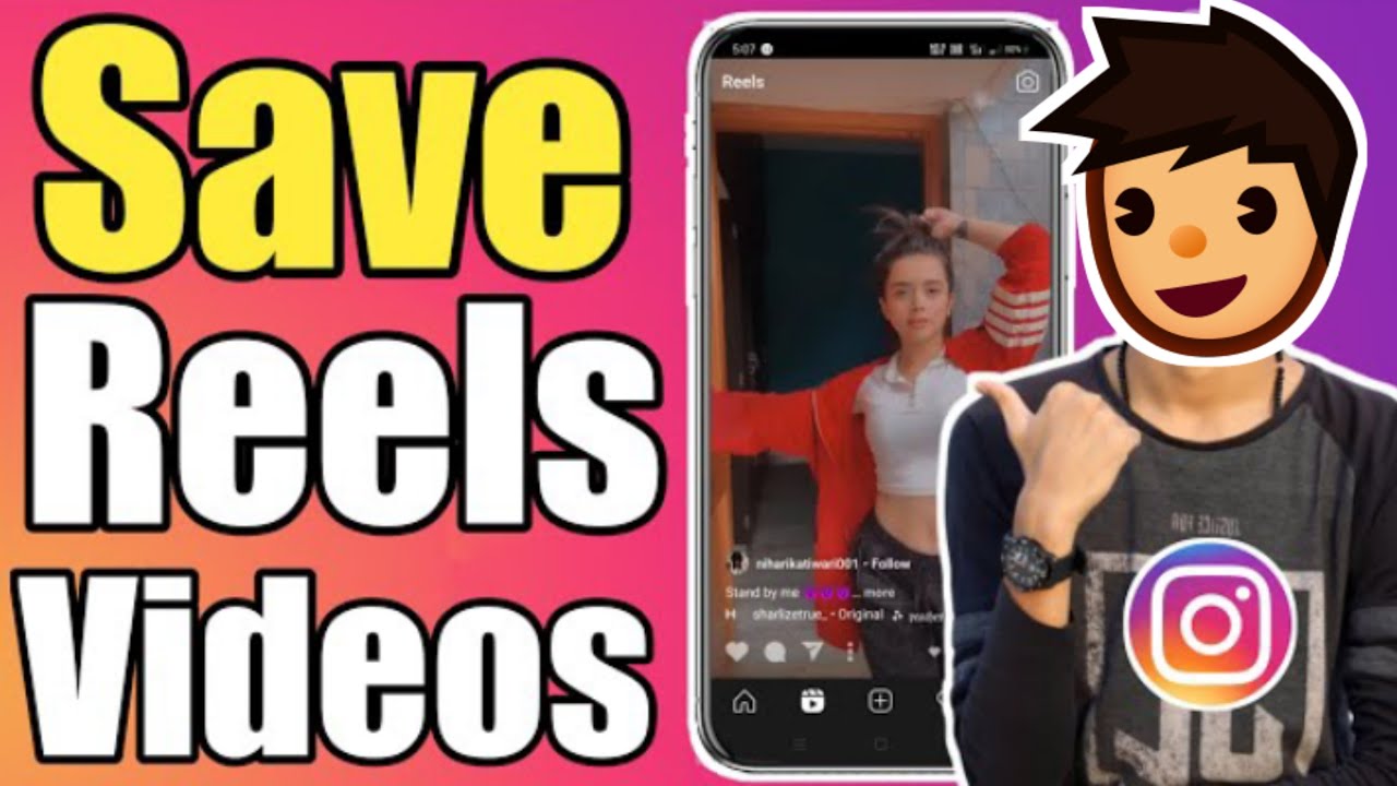 How To Save Instagram Reels Video In Gallery | Without Any App ...