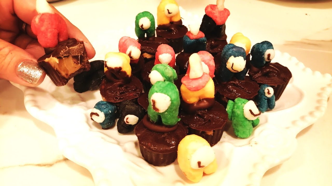 DIY Among Us Peanut Butter Cups | Among Us Food - YouTube