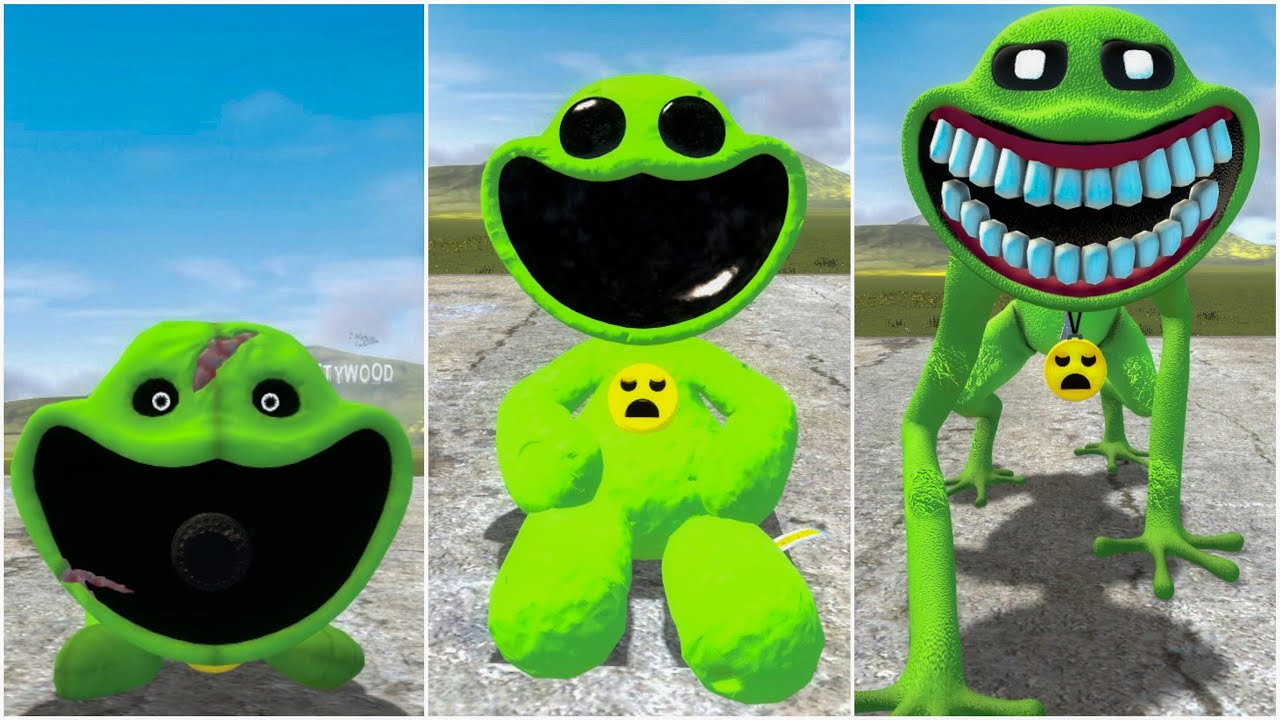 NEW EVOLUTION OF FEARFUL FROG SMILING CRITTERS MONSTERS POPPY PLAYTIME ...