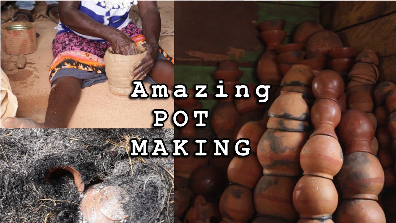 Clay Pot making in Tamale Ghana - YouTube