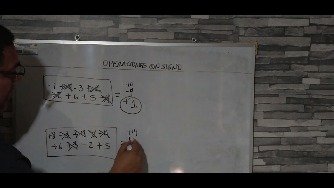 SUMAS Y RESTAS CON SIGNO - YouTube