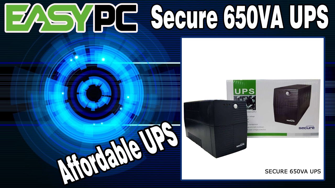 SECURE 650VA UPS | EASY PC | AFFORDABLE UPS | TESTING | ROSEY VLOGS ...