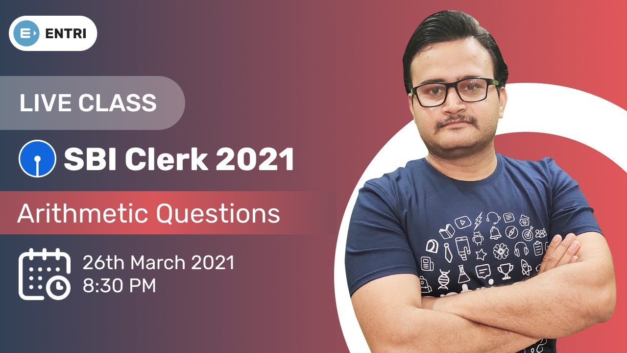 Sbi Clerk 2021 Preparation Arithmetic Questions By Akash Shukla Sir Sbi Clerk 2021 6542