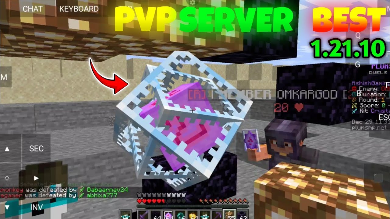 BEST PVP Practice Server in Mojo Launcher 1.21.10 🤯 | PVP Server Java ...