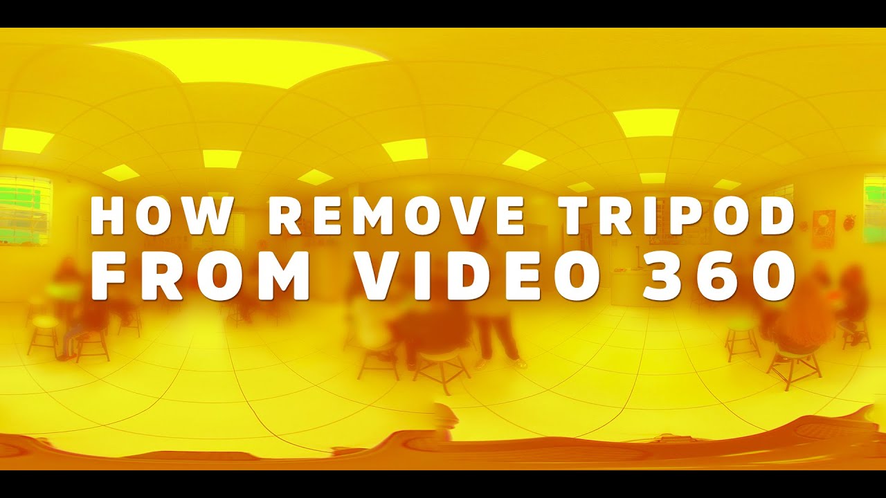 How to remove a tripod from 360 video or 360 photo with Photoshop - YouTube