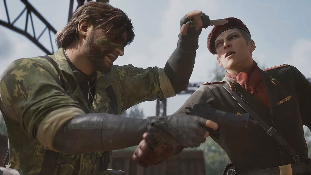 Snakes First Encounter with Ocelot | Metal Gear Solid Δ: Snake Eater ...
