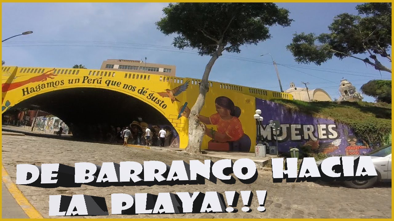 Plazuela Chabuca Granda En Bulevard De Barranco Rumbo A La Costa Verde ...