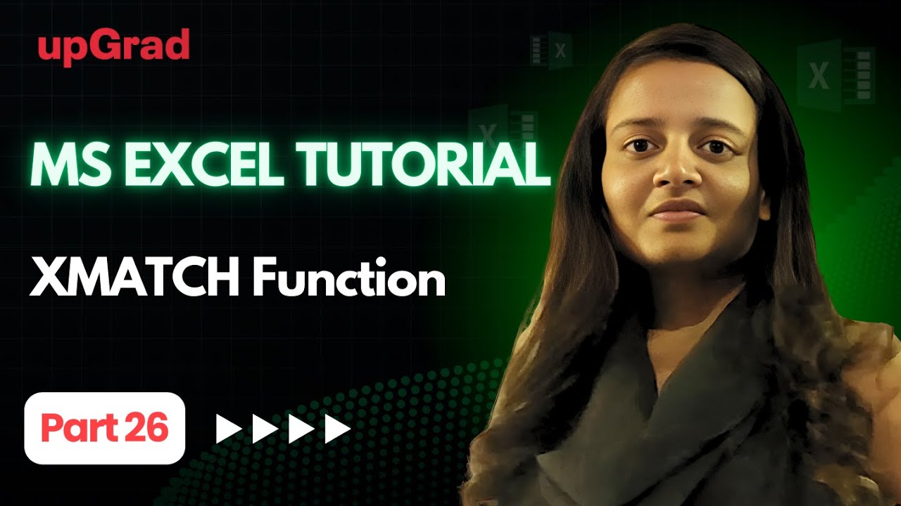 Excel For Fresher Part 26 Xmatch Function In Excel How To Use Xmatch Function Excel 1164