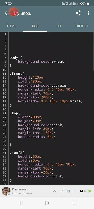 My Shop Using Coding Dlearner2498 Dkcoder Coding Css Html Youtube 3444