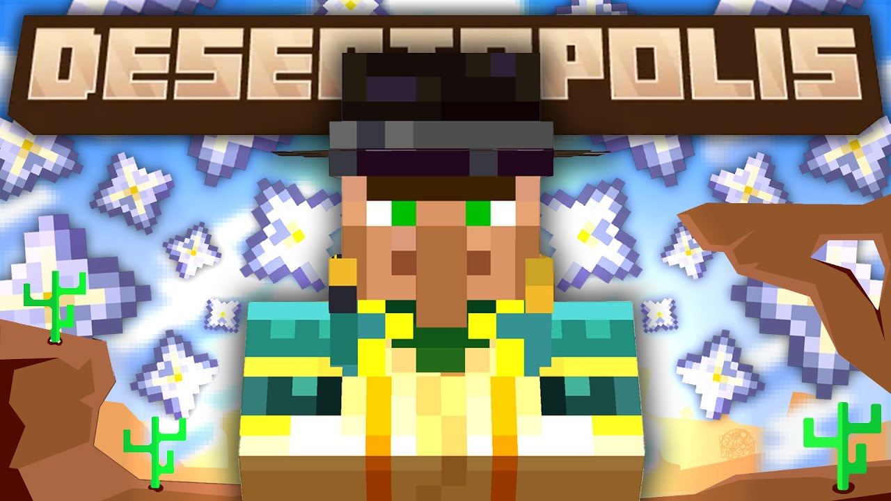 Minecraft Desertopolis | MINIGUN Vs THE WITHER! #13 [Modded Questing Survival] - YouTube