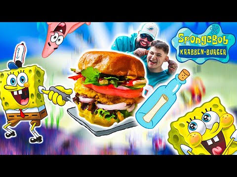 Spongebob's Krabbenburger 🍔 - DAS REZEPT ! Der BESTE BURGER im Ozean ...