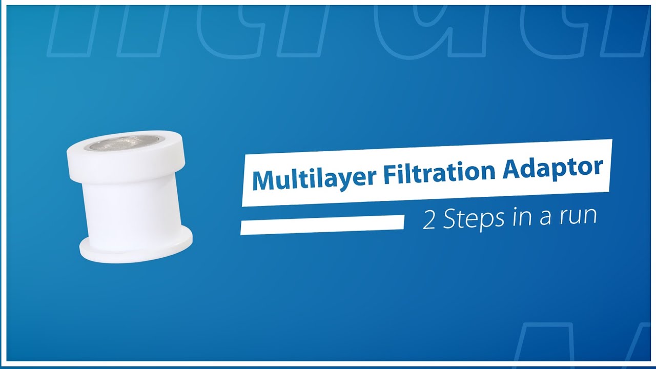 Multilayer Filtration Adaptor - 2 steps in a run! - YouTube