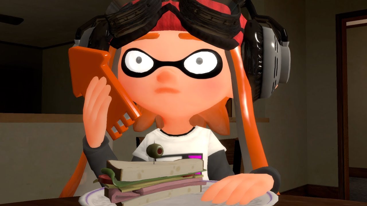 Meggy & Desti Memes: He's in Your House 👀 | Splatoon GMOD - YouTube