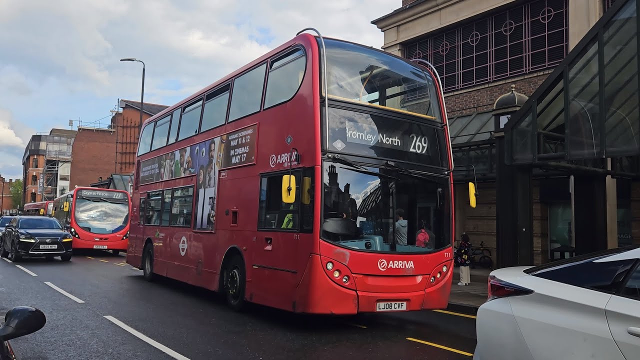 Sole Survivor Arriva London T11 LJ08CVF route 269 (Limp Kickdown) - YouTube