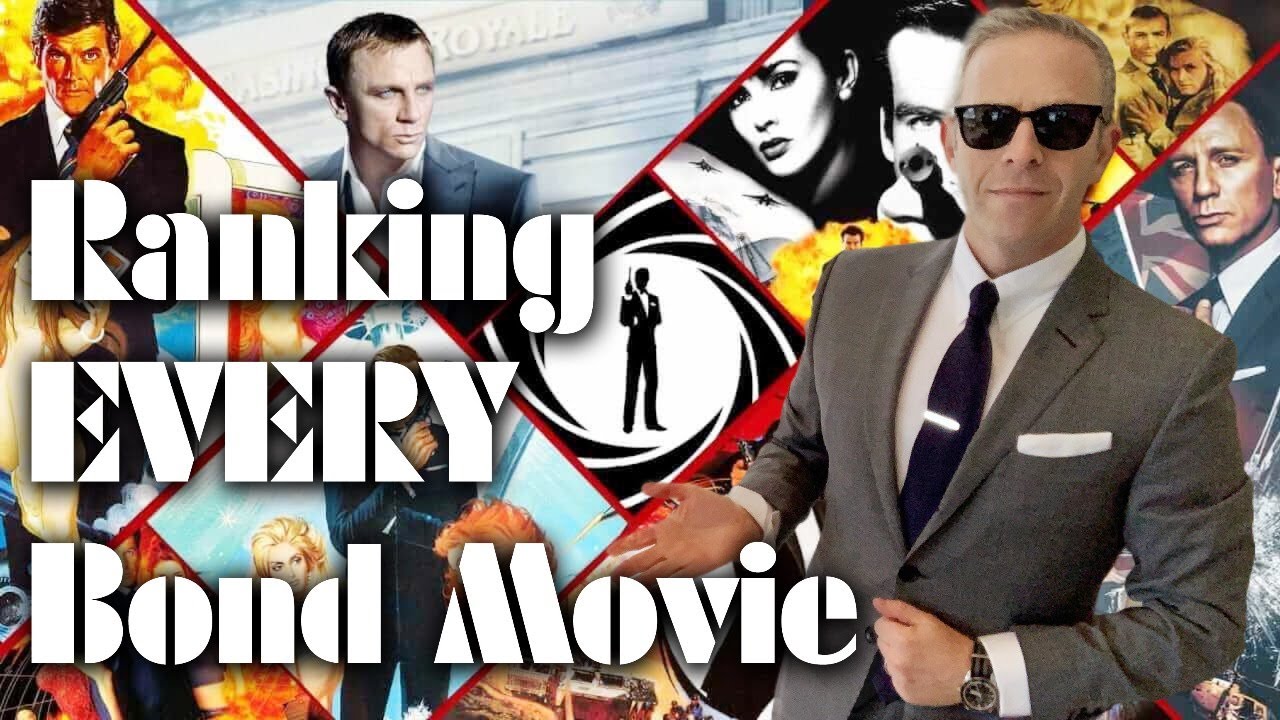 Every James Bond Movie Ranked Worst To Best - YouTube