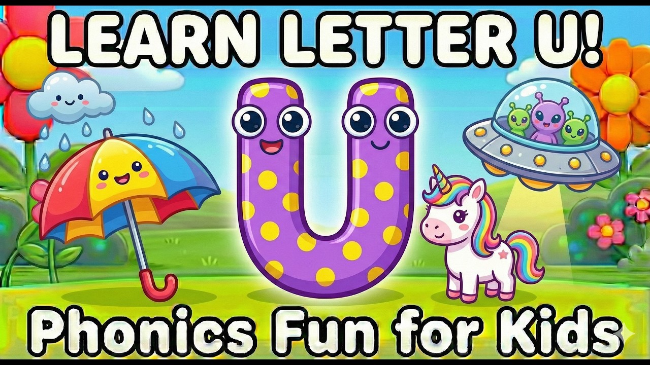 Unique Letter U – Alphabet Fun with AI! - YouTube