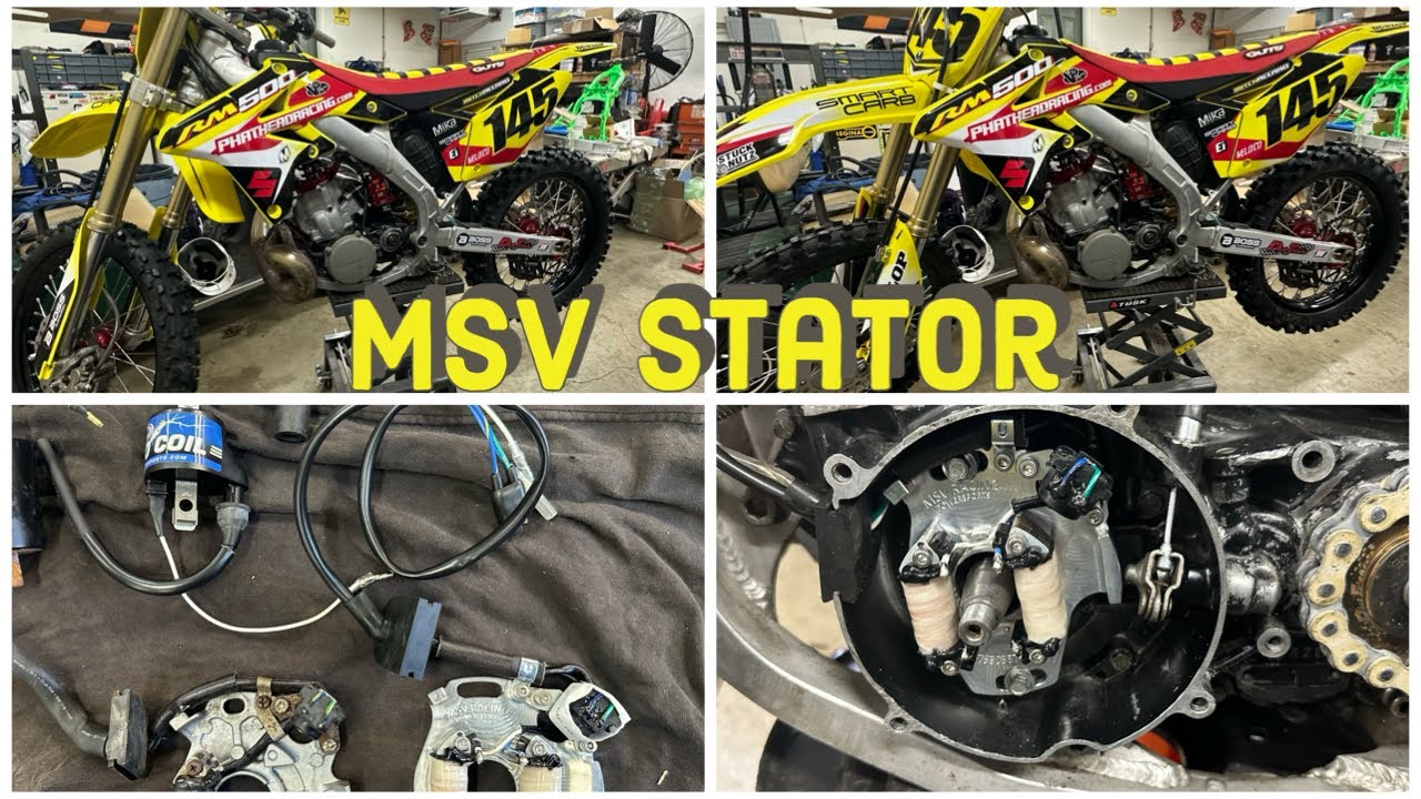 MSV RACING ADJUSTABLE STATOR INSTALLATION | HONDA CR 500 | RMZILLA 500 ...