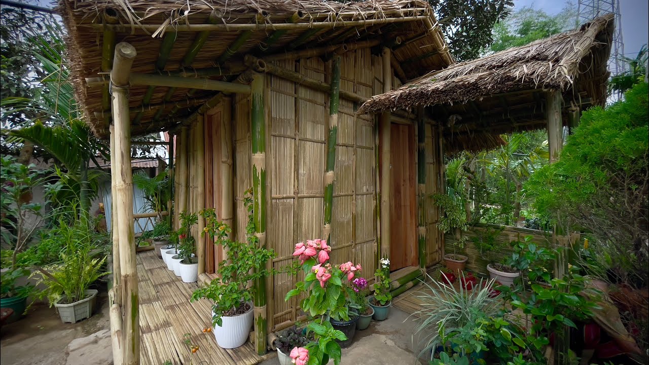 Traditional Bamboo house of the Khasi's in Bhoirymbong,Meghalaya ...