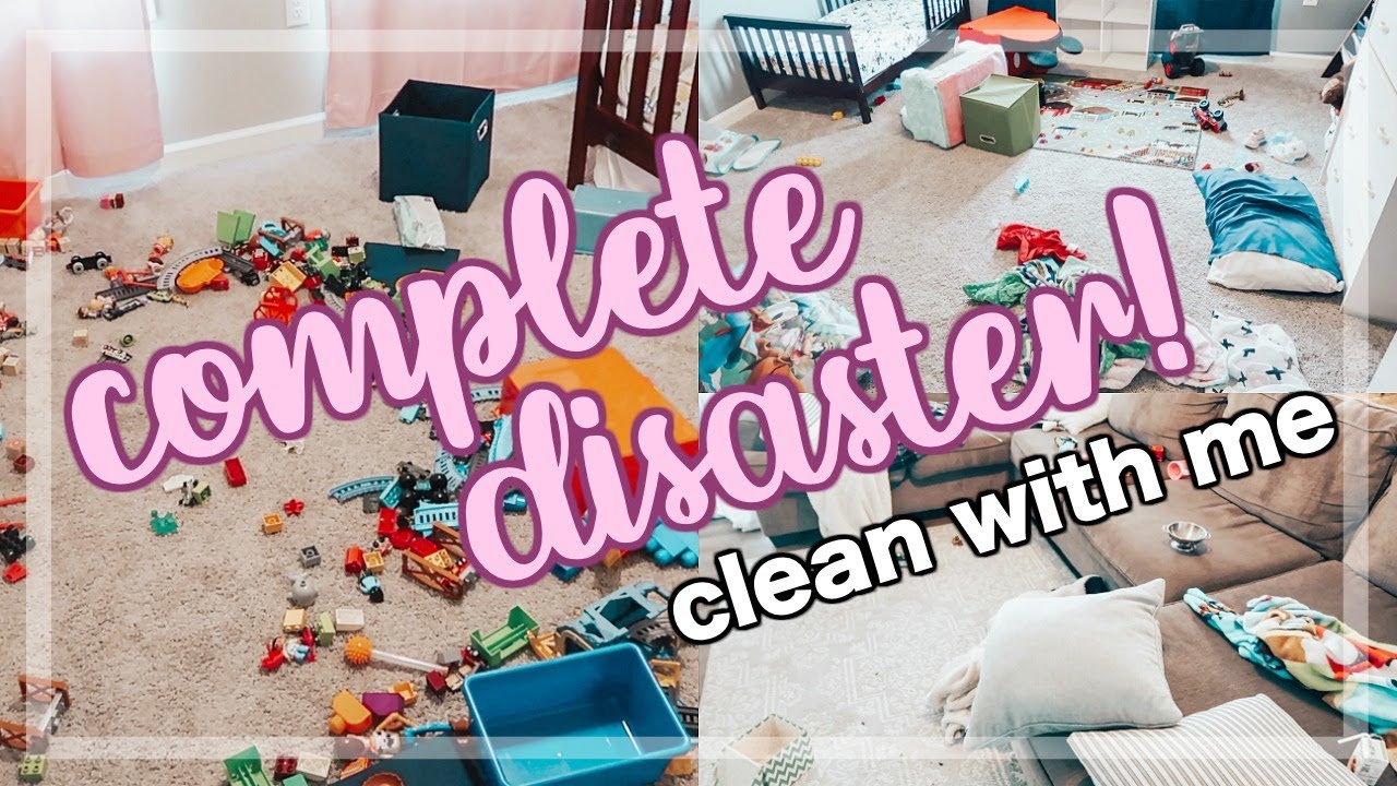 COMPLETE DISASTER! Clean With Me 2020 | Big Mess Cleaning Motivation ...