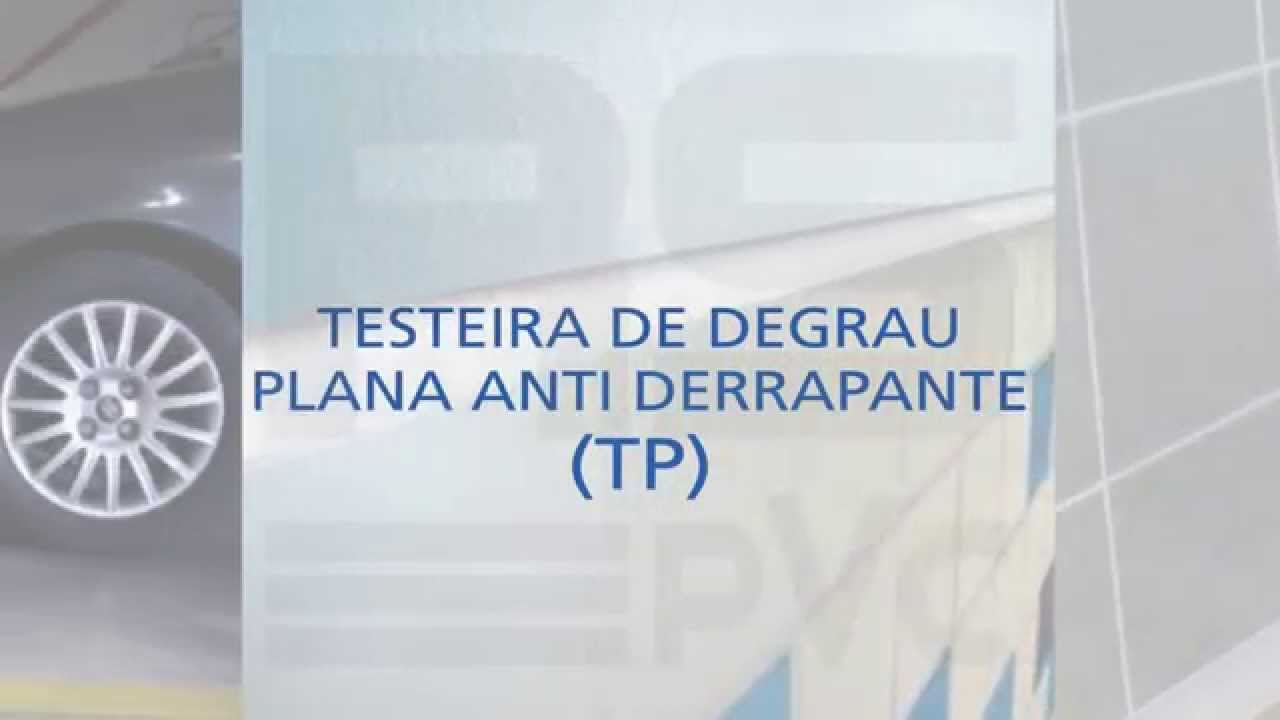 RS PVC - Testeira Antiderrapante para Escada - YouTube