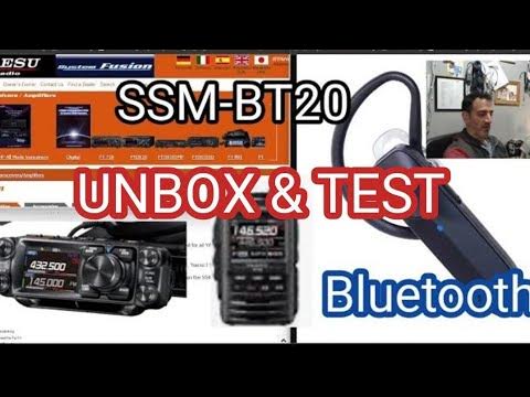 NEW - YAESU SSM-BT20 Bluetooth Headset - USB "C" - YouTube