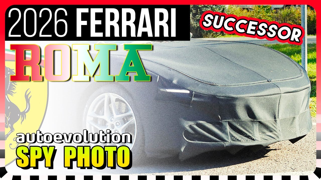 SPY SHOTS: 2026 Ferrari Roma successor - YouTube