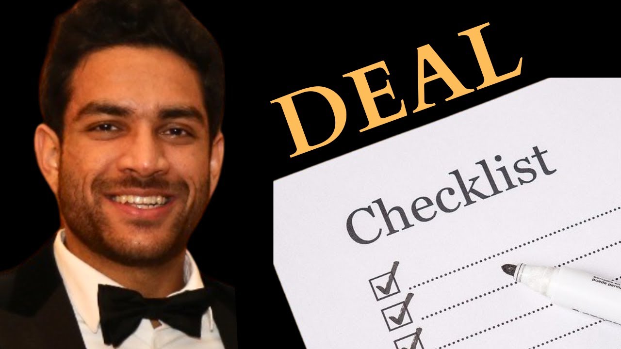 MILLION DOLLAR M&A DEAL MAKING CHECK LIST- 10 THINGS YOU NEED TO GET STARTED - YouTube