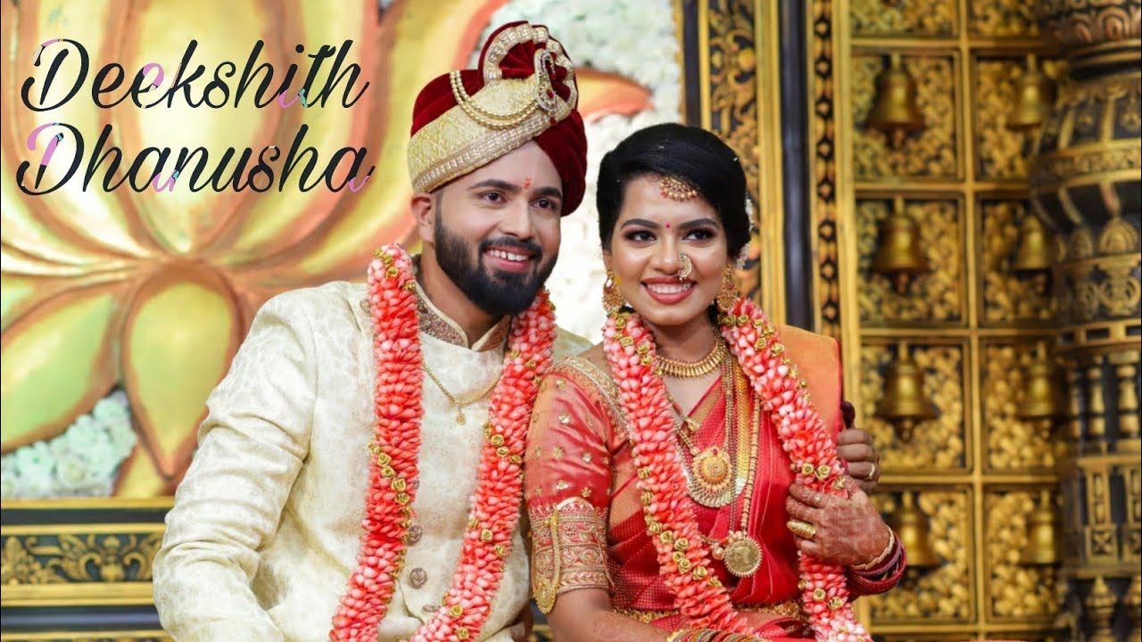 South indian wedding highlights Deekshith Dhanusha - YouTube