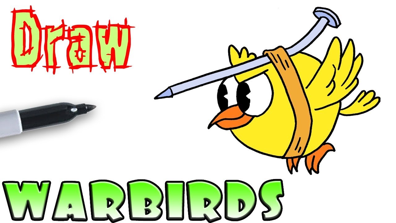 How to Draw Attack Birds | Cuphead - YouTube