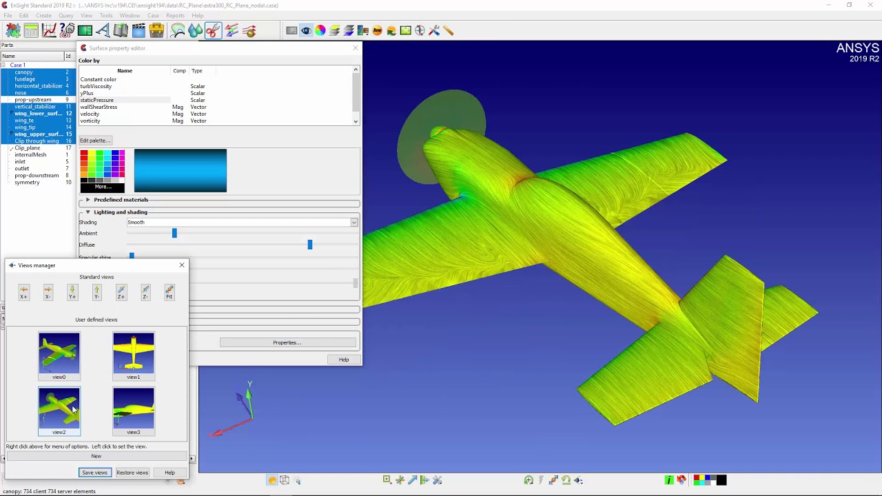 ANSYS EnSight: Line Integral Convolution Method - YouTube